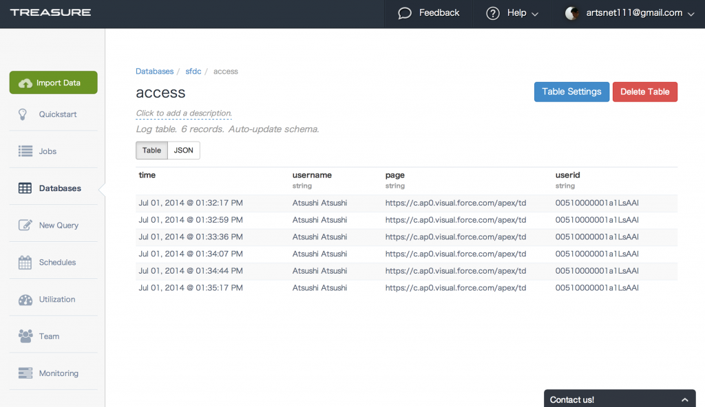[salesforce][Treasure Data] Treasure DataのJavascript SDKベータリリース – deferloader
